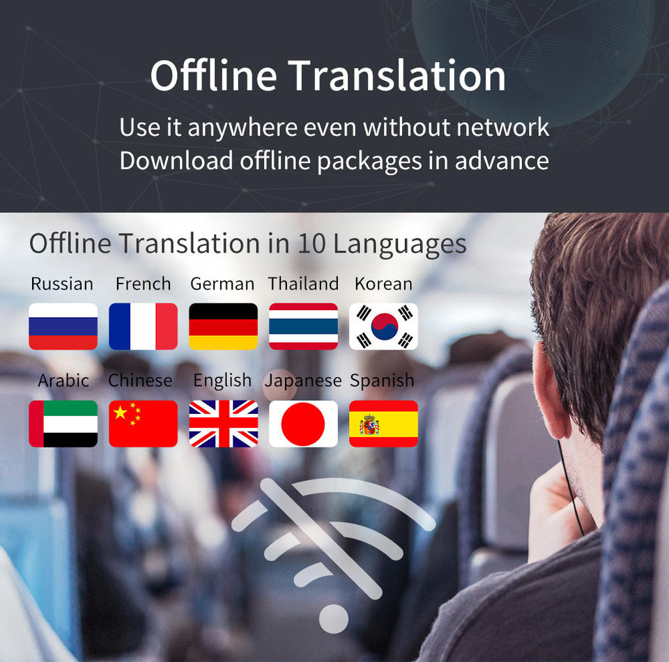 2026 Latest WiFi Smart Translator with Touch Screen Real-Time 144 ...