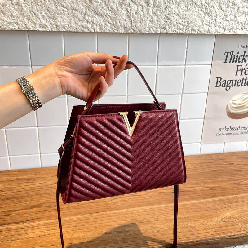 Lingge Handbag for Women 2026 New Light Luxury Single Shoulder Small ...