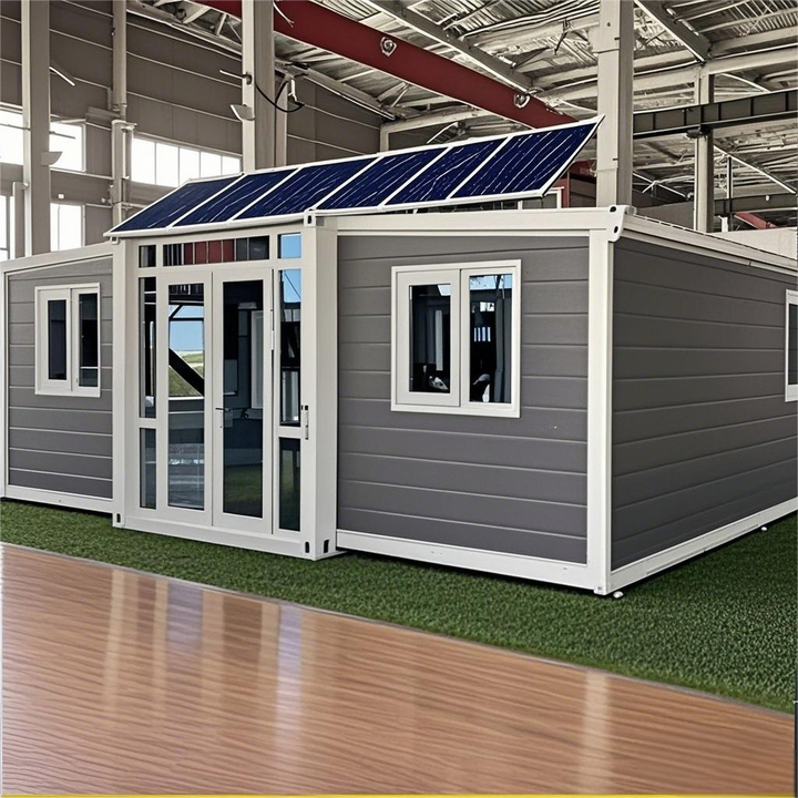 Solar-Powered 20ft 40ft Expandable Container House Modulard Container ...