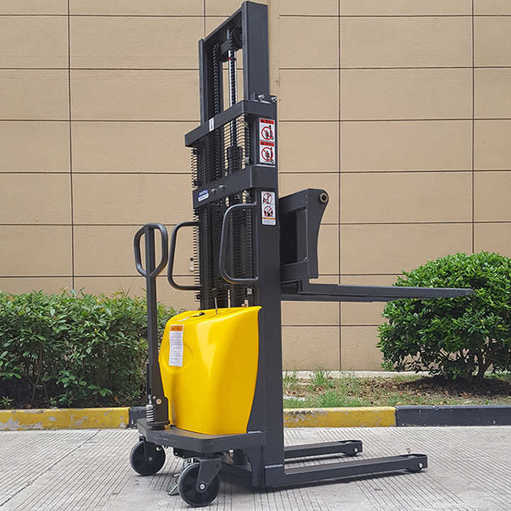 Hot Sale 1000kg 1.5t 2ton Portable Pallet Forklift Stacker