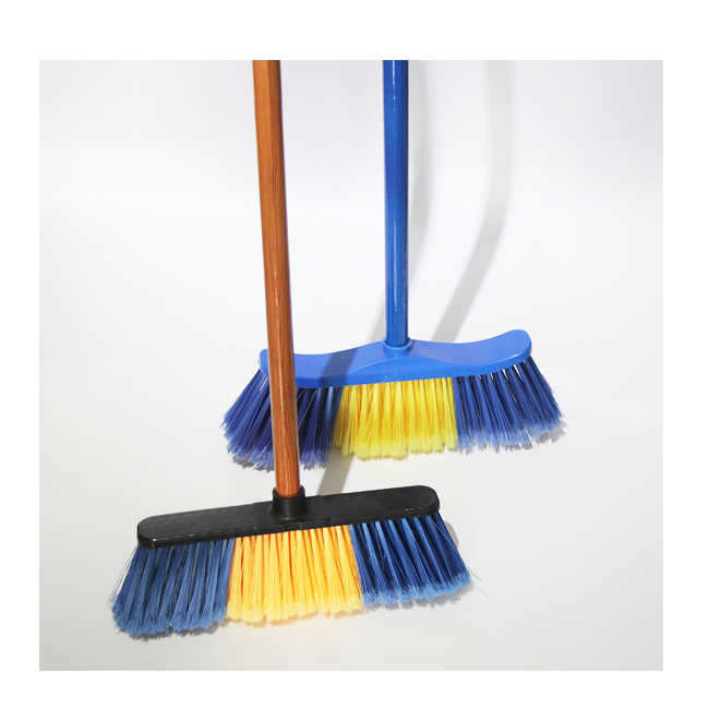 High Quality Floor Cleaning Plastic Broom Head Sweeping Brush Broom ...