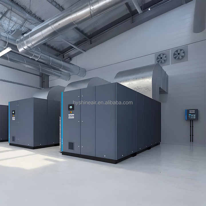 Atlas Copco GA110 GA110+ FF VSD Rotary Screw Air Compressor Stationary ...