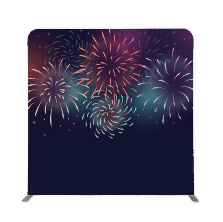 8x8 Double Sided Custom Printed Tension Fabric Photo Booth Backdrop ...