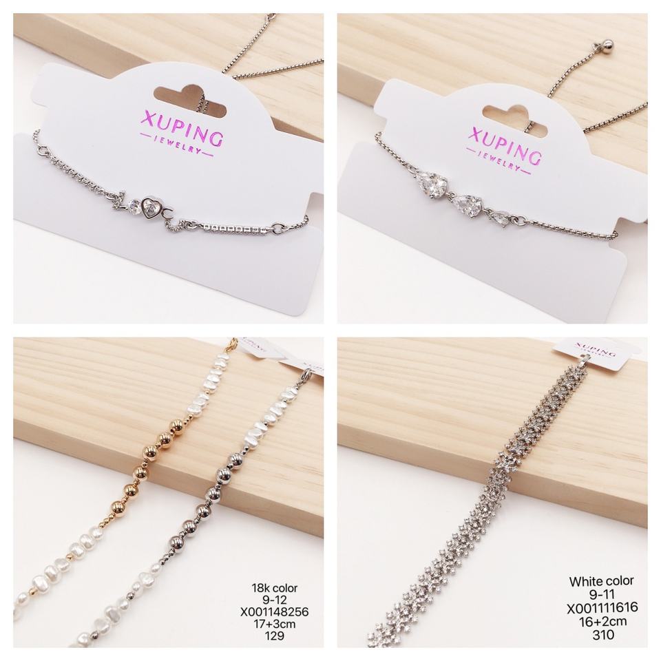 XUPING Jewelry - Fashionable Gold Plated Cubic Zirconia Bracelets