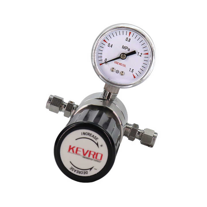 Hydrogen Regulator 316 Stainless Steel Single Stage High Pressure Gas ...