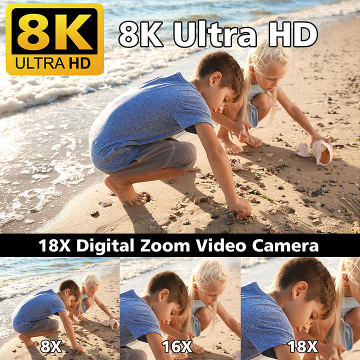 8K Video DSLR Camera for YouTube & Vlogging, Ausek
