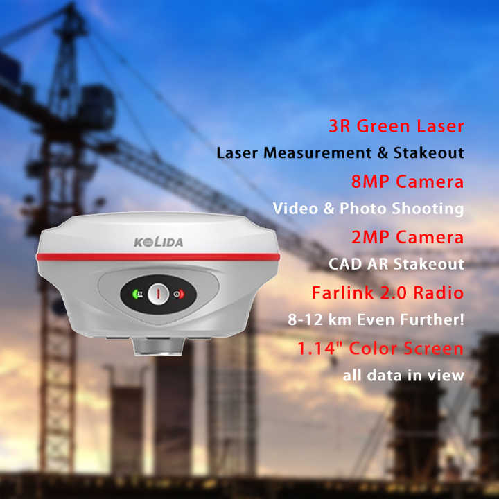 Kolida K60 Latest Gnss Rtk Laser Measurement Gps Receiver Rtk 1598 ...