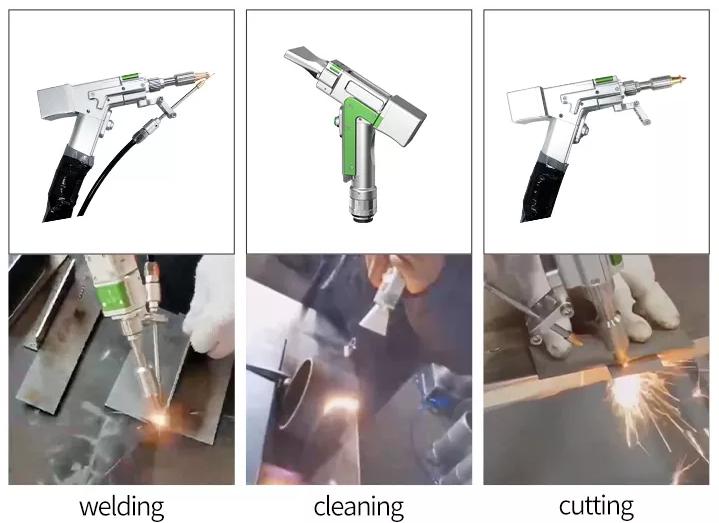 Cutting+welding+cleaning machine 2000W 1500w lightweld fiber laser ...