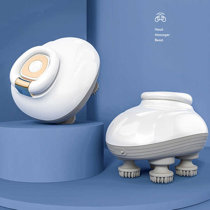 2025 Portable Electric Octopus Head Massager Tool Scalp Scratcher with ...