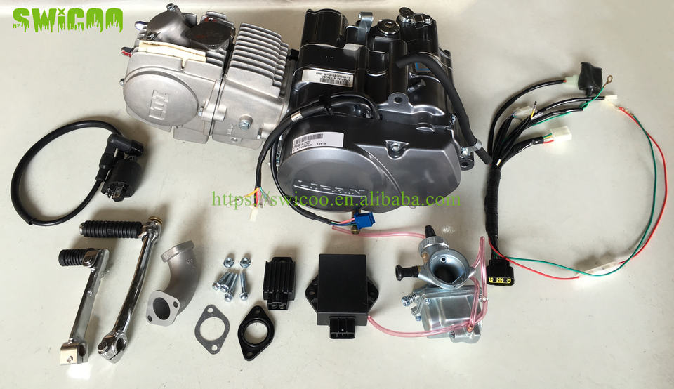 Original Lifan 150cc 4-Stroke Kick Start Engine Electric Start 150cc ...
