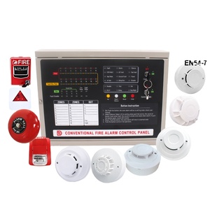 8 zone conventional fire alarm control panel fire fighting system ...
