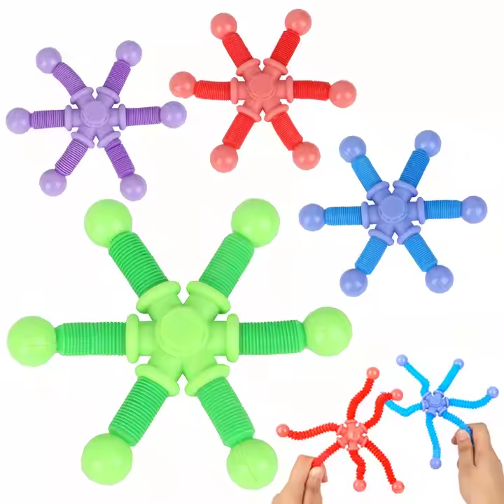 Factory Direct DIY Telescopic Tube Gyro Toys Decompression Plastic Toys ...