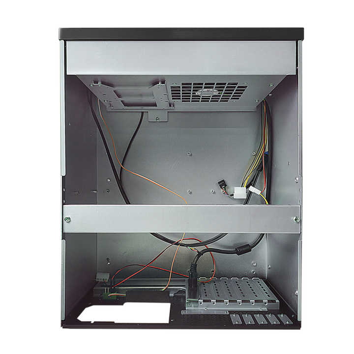 Wall-Mounted ATX Server Case with LCD Touch Screen & USB 3.0