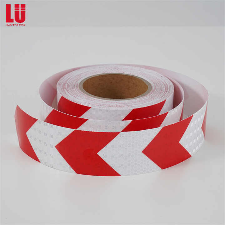 High Light Visibility PVC Crystal Lattice Reflective Tape Reflector ...