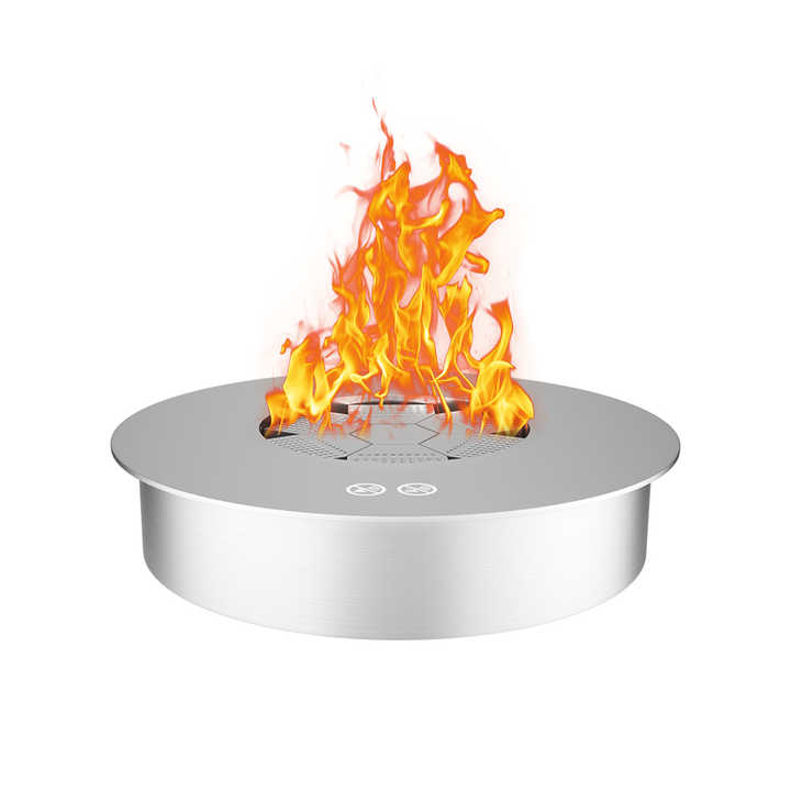 8 Liter Alcohol Fire Stainless Steel Bio Ethanol burner Large Round ...
