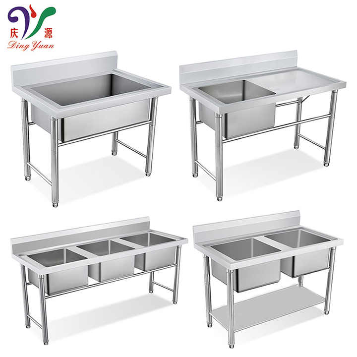 Wholesale Commercial Large Restaurant Kitchen Workbench Single Double ...