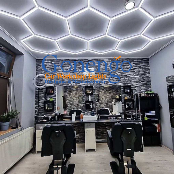 Barber Shop Hexagon Lights - Efficient and Stylish Lighting
