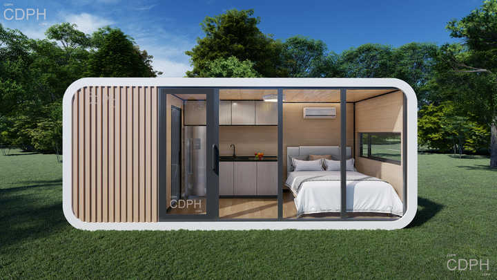 Luxurious Prefab Pod-Shaped Container Homes for Sale | Modern, Movable ...