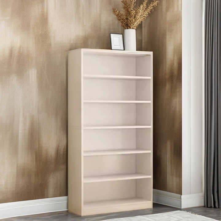 wooden library wall bookcase Modern floor-standing creative wooden ...