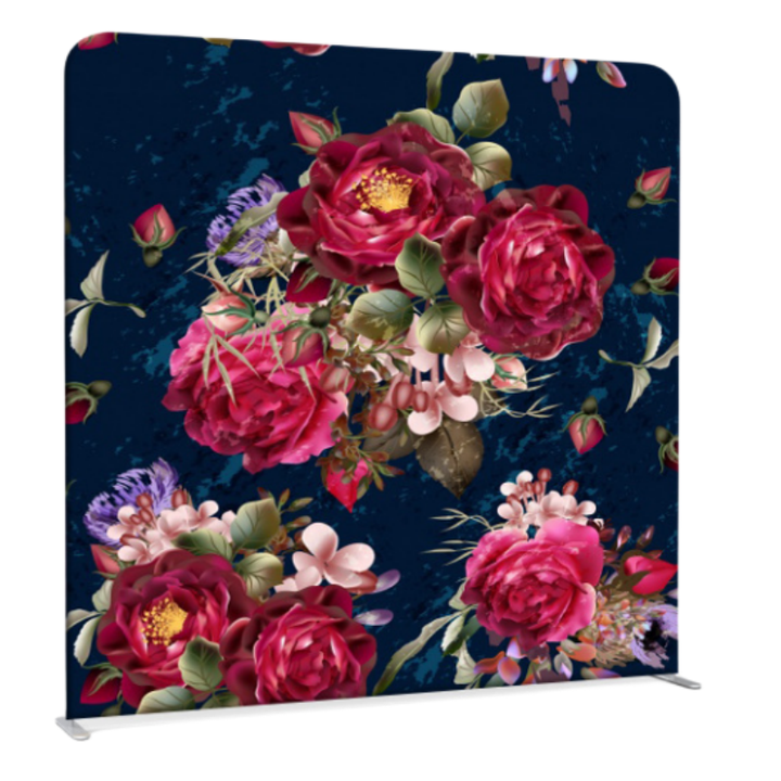 Custom Printed 8*8ft Photo Booth Background Standing Wedding Wall ...