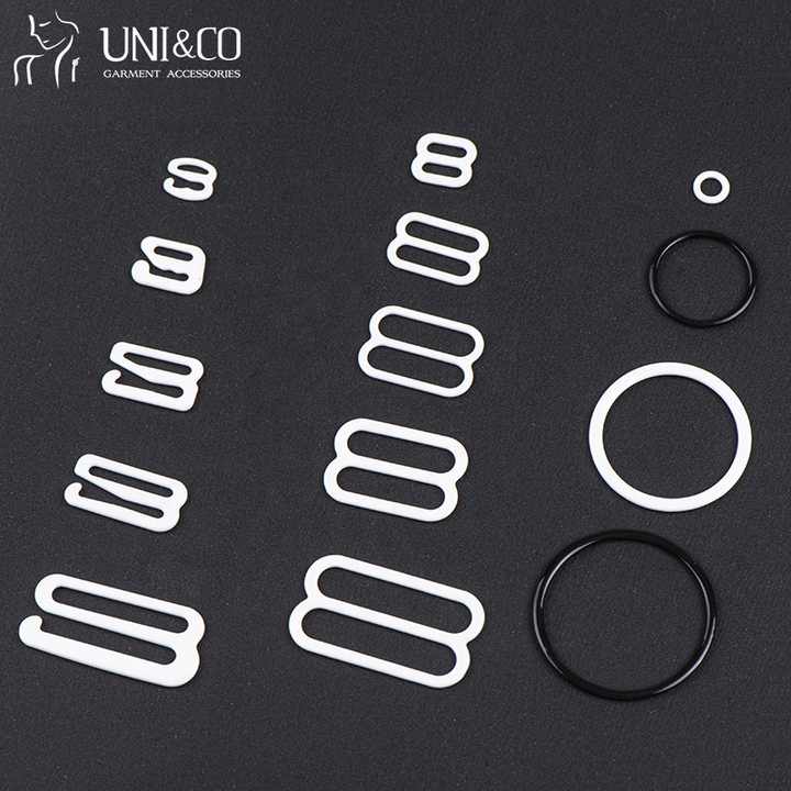 Metal Nylon Coated Bra Slider and Ring Shoulder Strap Bra Adjuster ...