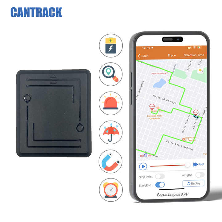 GPS 4G 4500mAh Long Standby Wireless Locator for Asset Disposable GPS ...