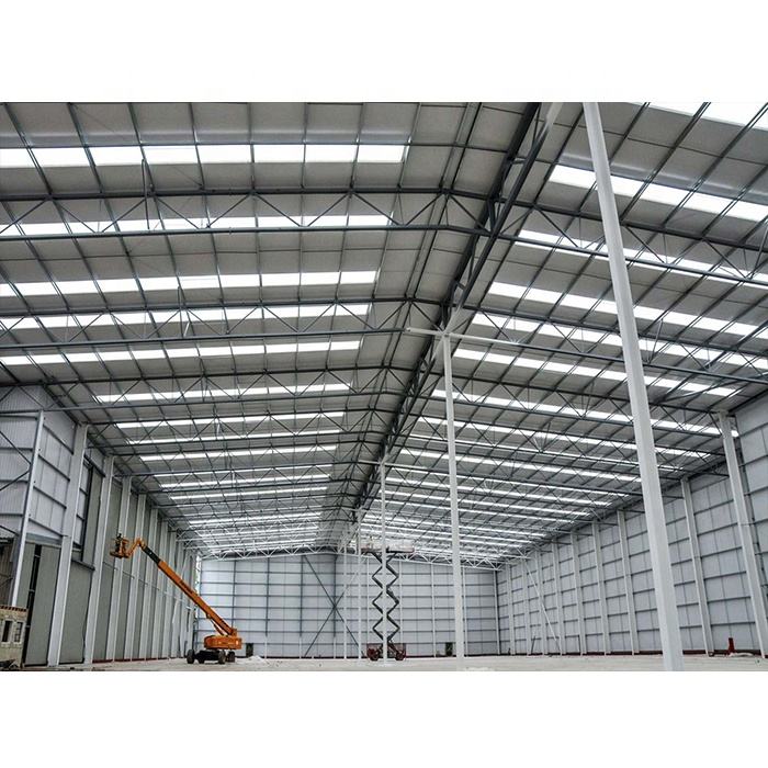 LF Prefab Metal Roof Support Structure Steel Warehouse Building ...