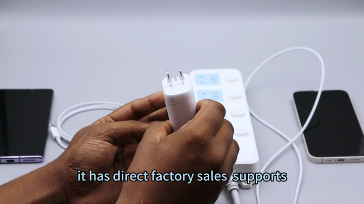 QC3.0 65W 45W Dual Type c Ports One USB-A SAA PSE Certifications Gan ...