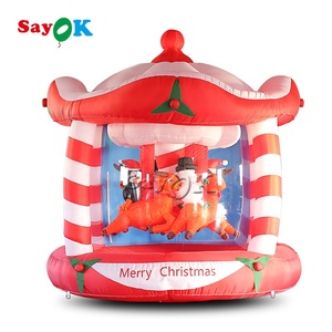 Wholesale christmas inflatable merry go round Including the Dancing Man ...