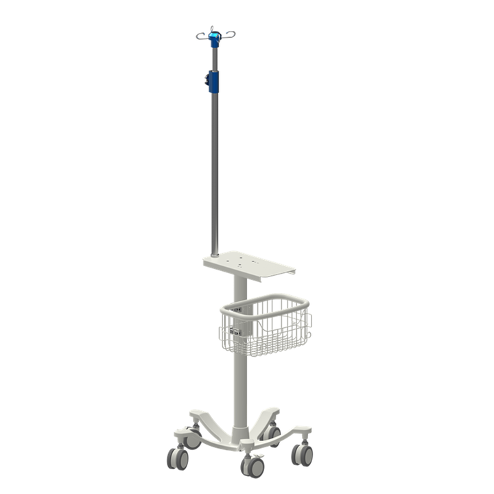Medical Trolley High Flow Nasal Cannula Trolley Ventilators Rolling ...