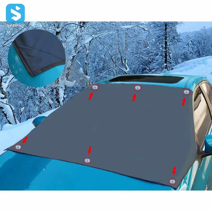 Magnetic Front Rear Windshield Snow Cover for Ice and Snow protection ...