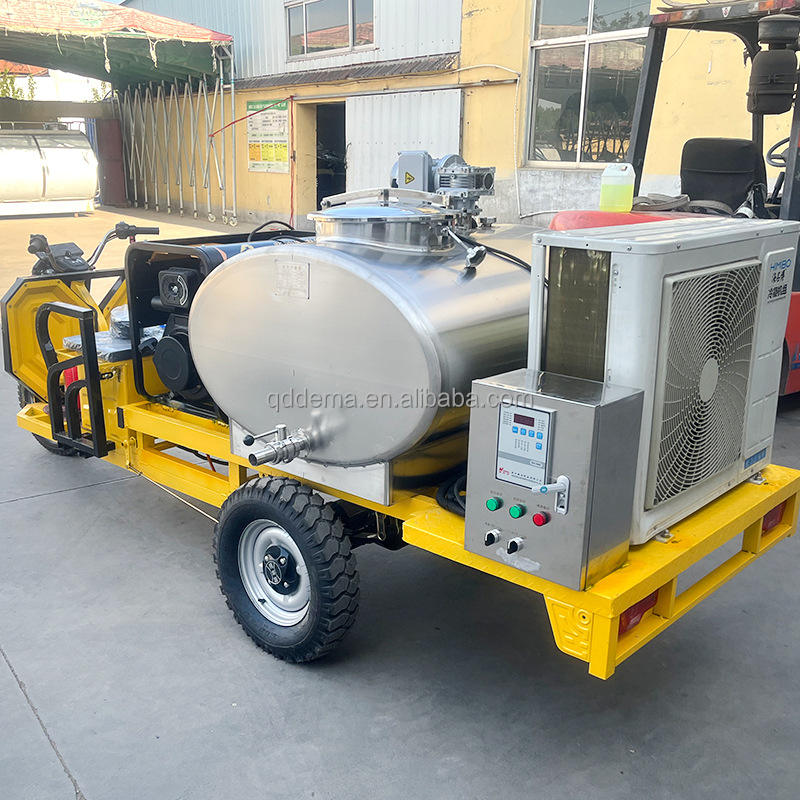 Mobile Milk Cooling Tank Custom Tank Volume Outdoor Portable ...