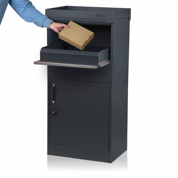 Metal Locker Box Parcel Drop Box Outdoor Mailbox Stainless Steel ...