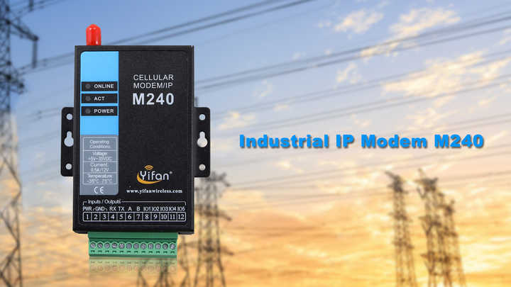 M240 Industrial 4G Modem with Sim Card Slot for Smart Meter