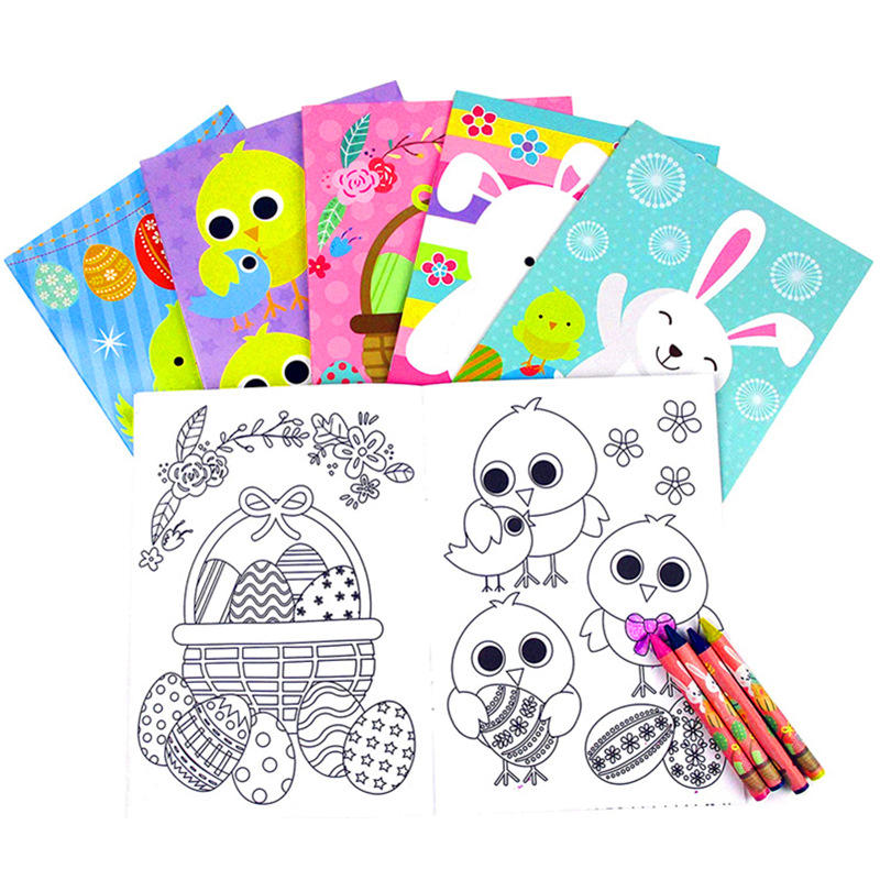 Popular Cartoon Children Art Watercolor Painting Drawing Paper Book ...