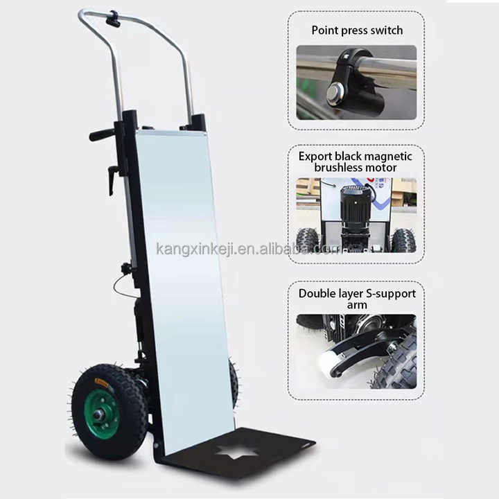 Electric Cargo Cart - Portable Folding Trolly Stairs Transport