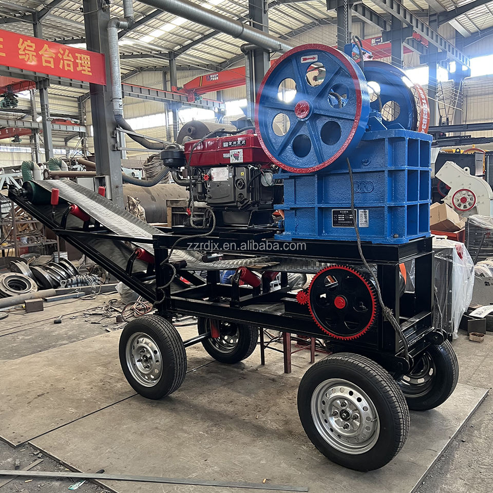 Small Mobile Jaw Crusher 200x300 with Diesel Engine Low Cost Portable ...