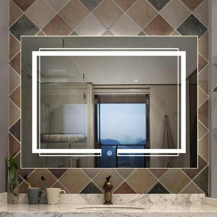High Quality Copper-free Mirror Smart Bathroom LED Light Mirror ...