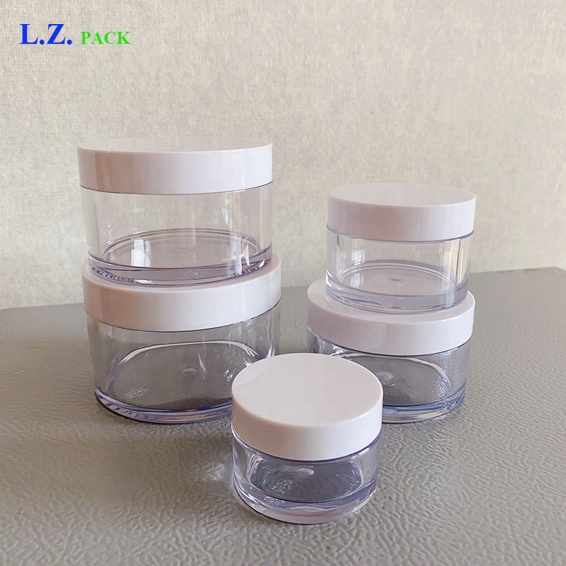 White Plastic Jars - Durable and Versatile Cosmetic Containers