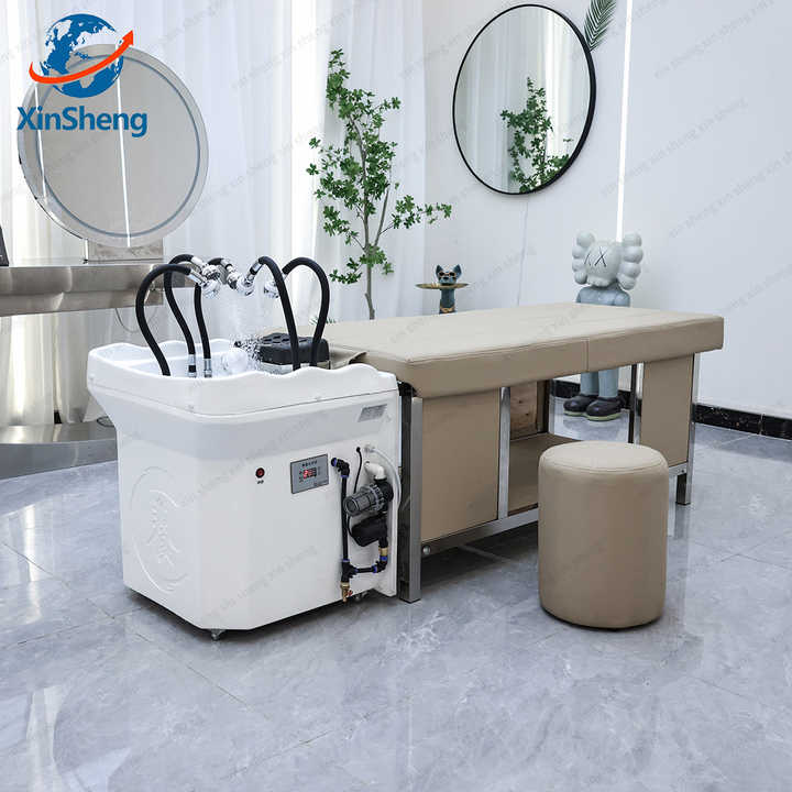 Head Spa Salon Equipment 60L Water Tank Heater Furniture Hair Washing ...