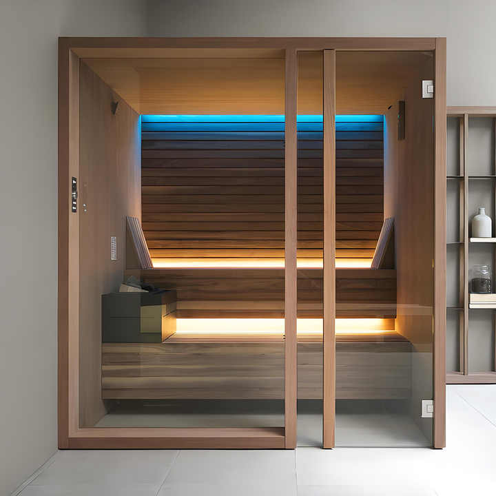 New Model Far Infrared Steam Traditional Sauna Room for 3 Person ...