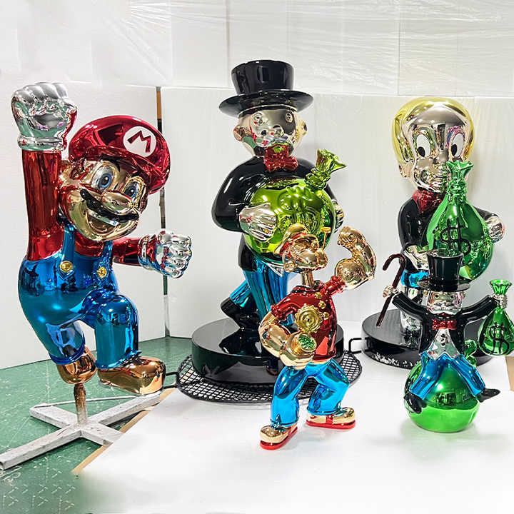 Custom Fiberglass Sculpture Boxing Gloves Resin Crafts for Home Decor ...