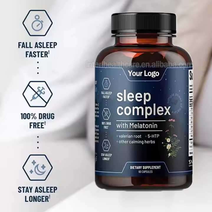Ausreson OEM Sleeping Supplement Melatonin L-Theanine GABA Help Sleep ...