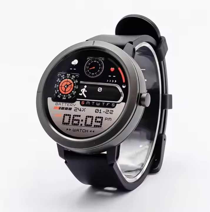 OEM DM76 GPS Round Smartwatch for Women BT Call Menstrual Management ...