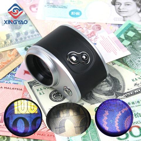 High Efficient 2 LED UV Light Money Detector for All Currencies