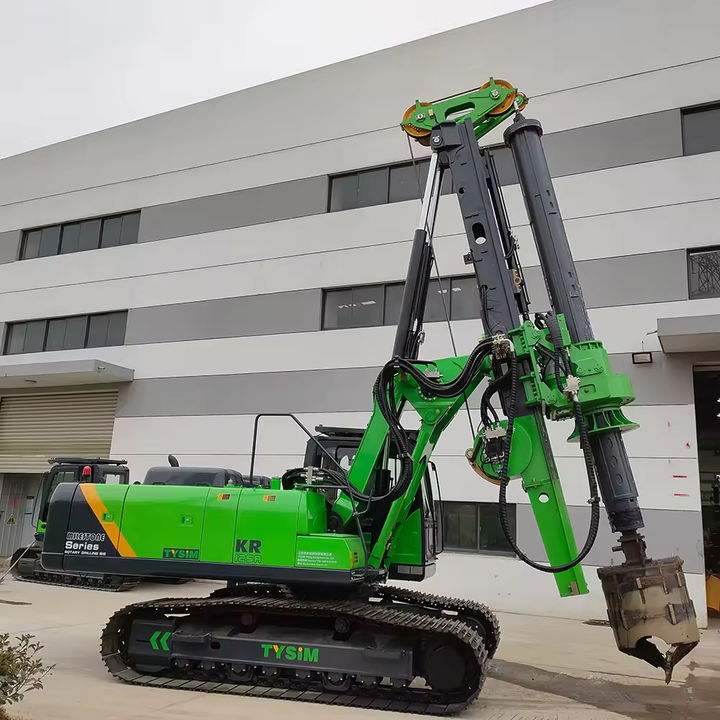 KR125ES Low Headroom Rotary Drilling Rig Small Geotechnical Machine for ...