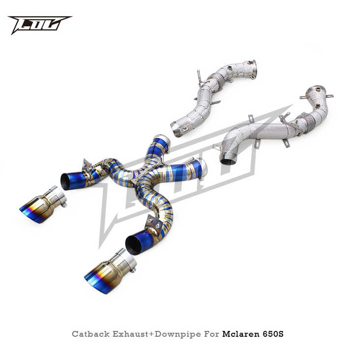 OEM Exhaust Catback System for Mclaren 650S/625C Spider/Coupe 3.8T 2014 ...