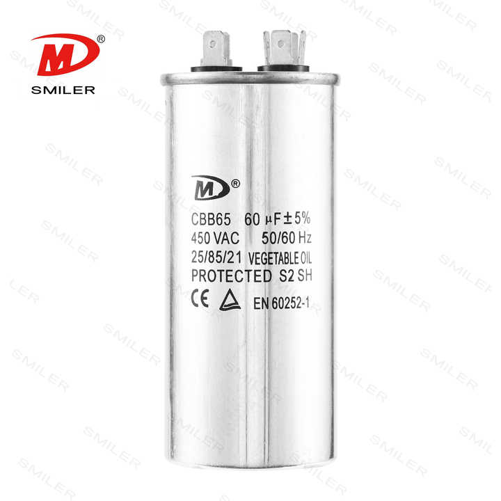 CBB65 Single Motor Run Capacitor Round 60uf 75Uf Capacitor| Alibaba.com