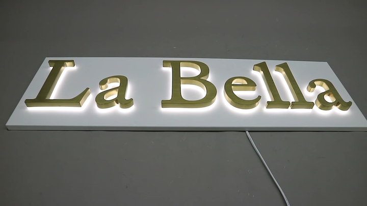 business sign board logo office indoor outdoor backlit illuminated ...