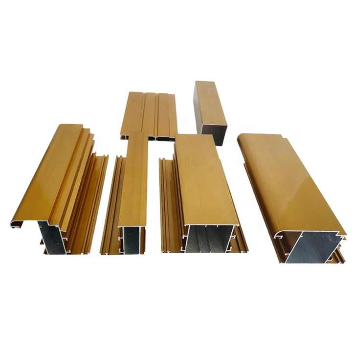 Aluminum Extrusion Profile With Anodize Surface windows Doors Powder ...